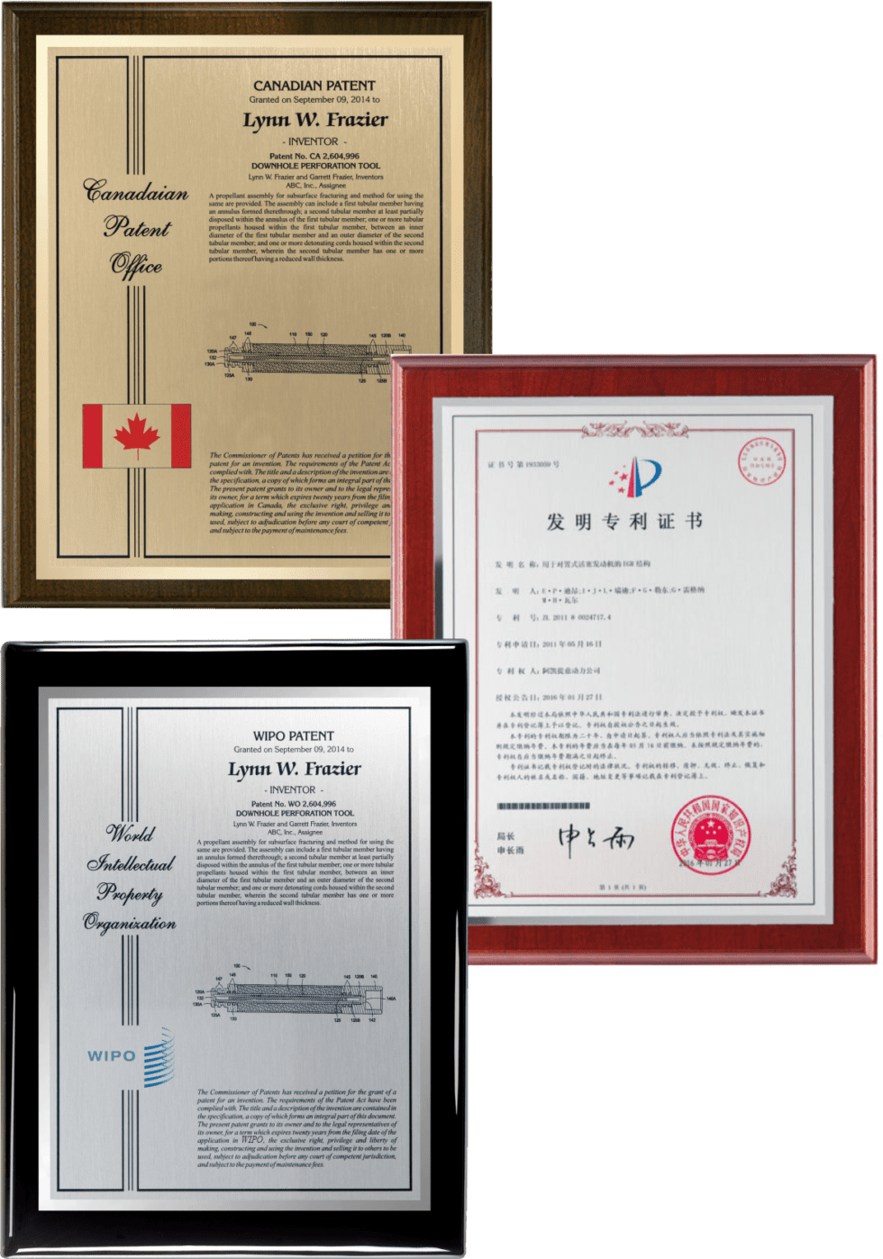 Patent & Trademark Plaques | US Patent Services LLC